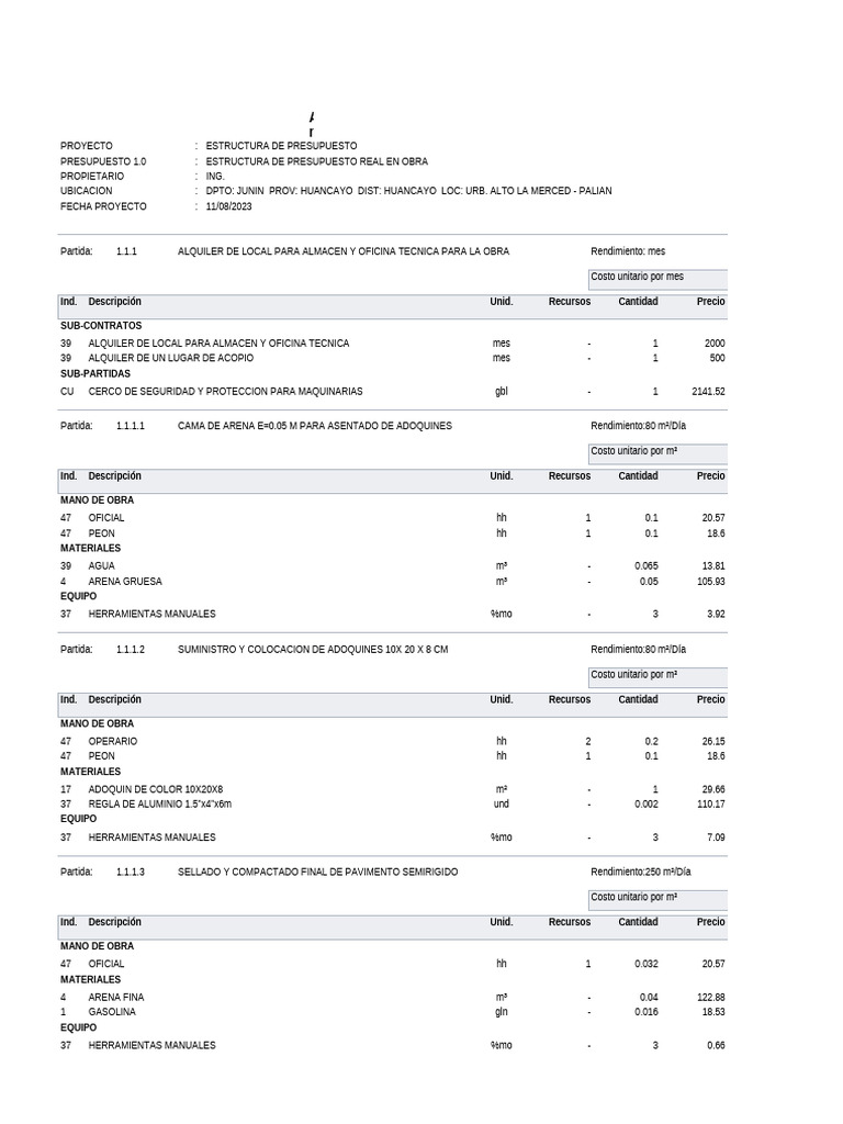 Acu Modificado | PDF