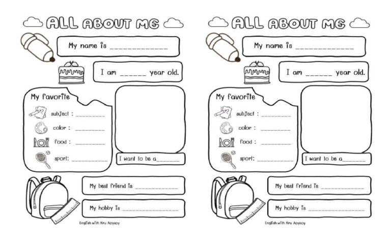 All About Me | PDF