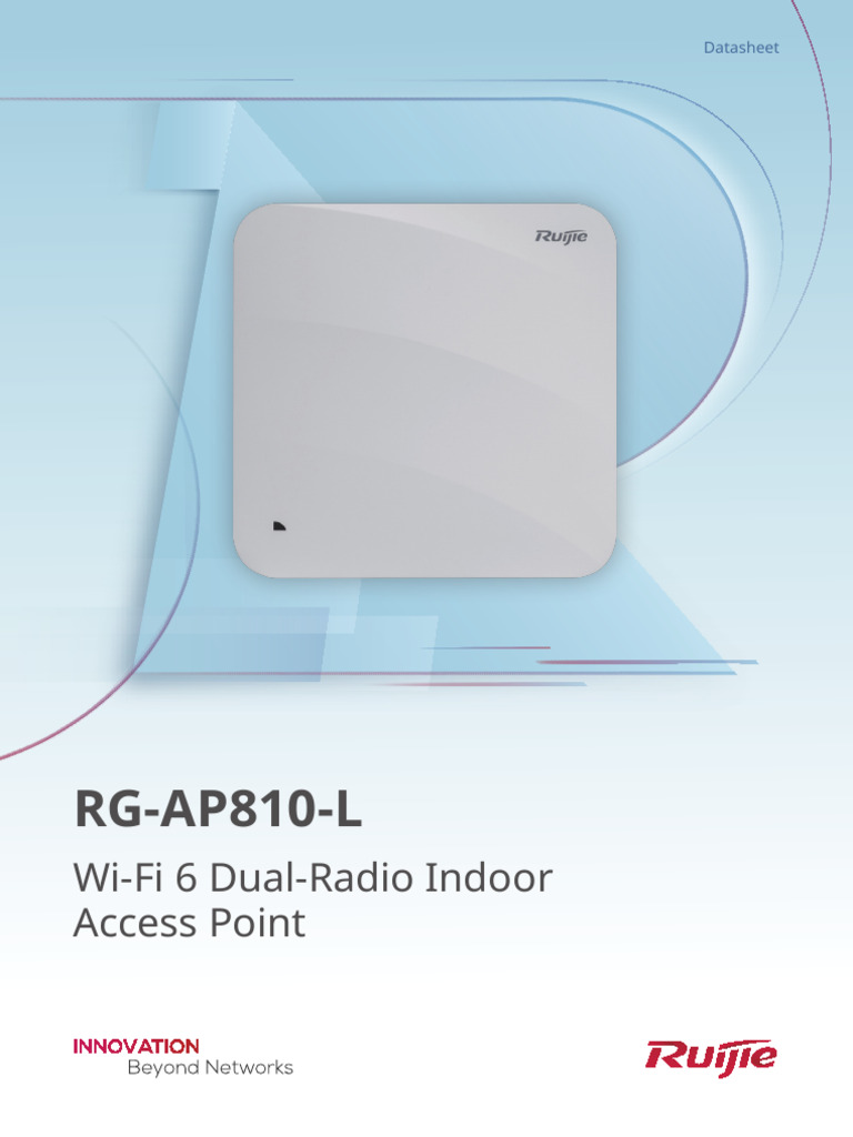 RG-AP810-L - Ficha Tecnica | PDF