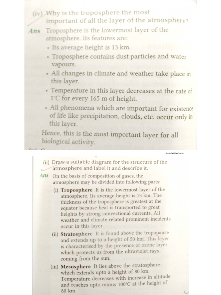 11 Ch-7 Structure of The Atmosphere | PDF