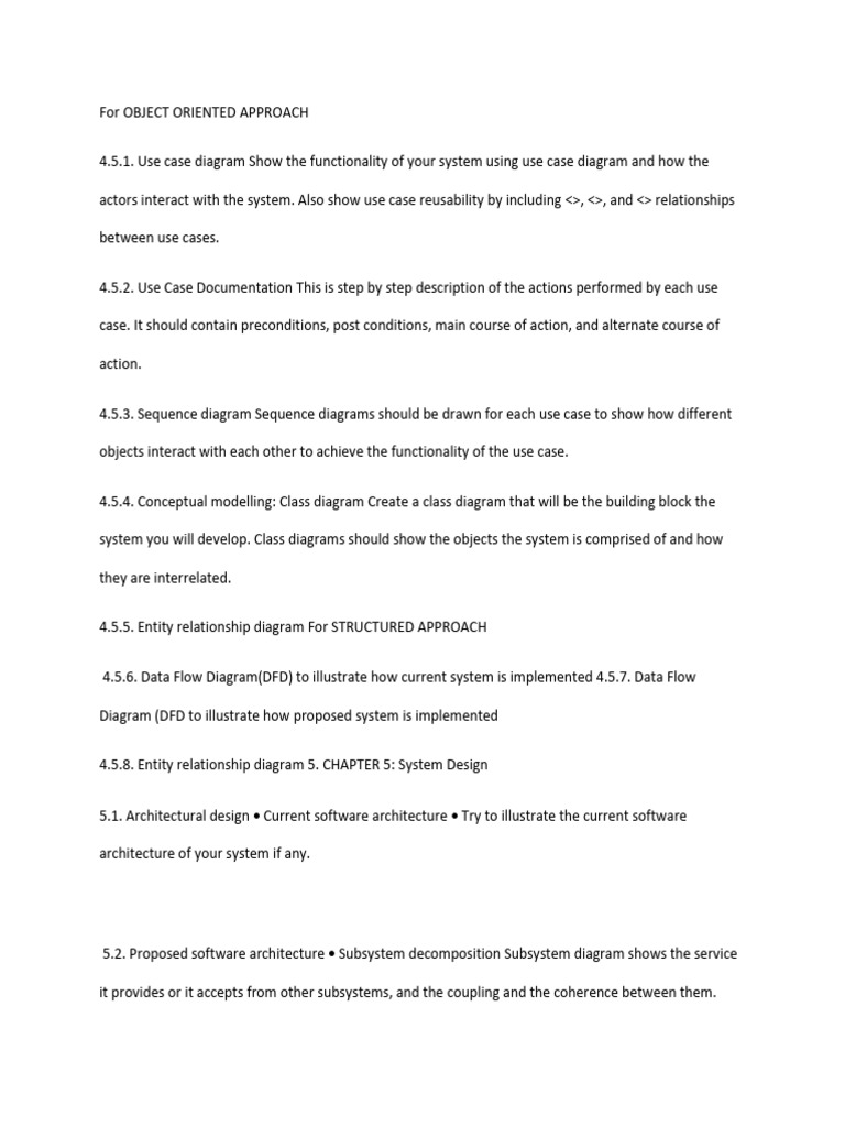 For Object Oriented Approach Pdf