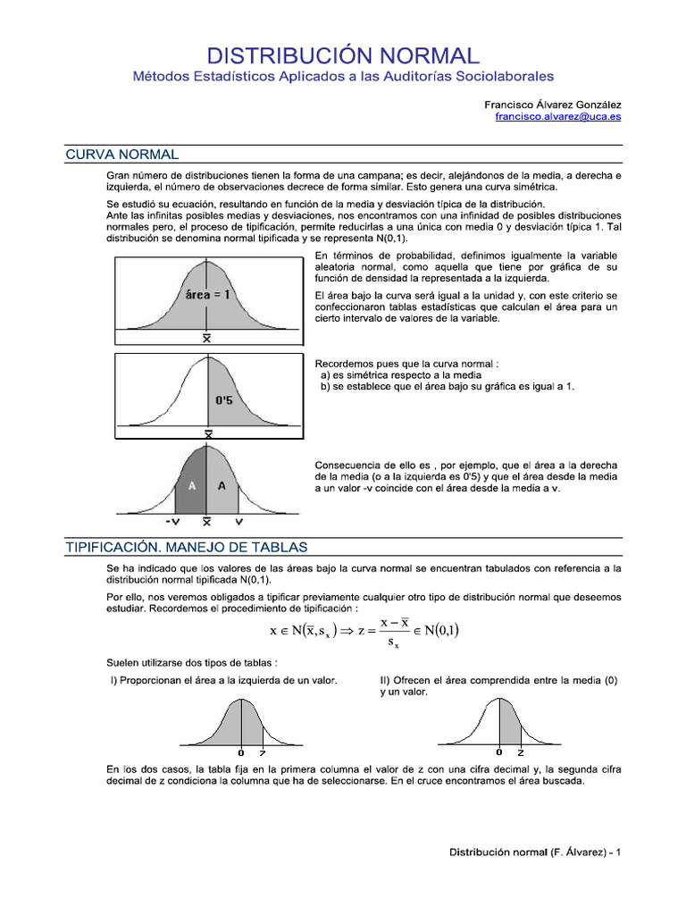 Ejercicios Distribucion Normal | PDF