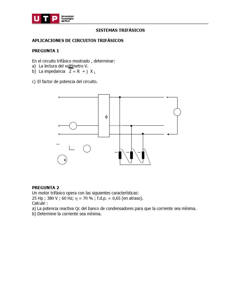 S17.s2-Circuitos Trifásicos Balanceados Aplicaciones | PDF | Energia electrica | Poder (Física)