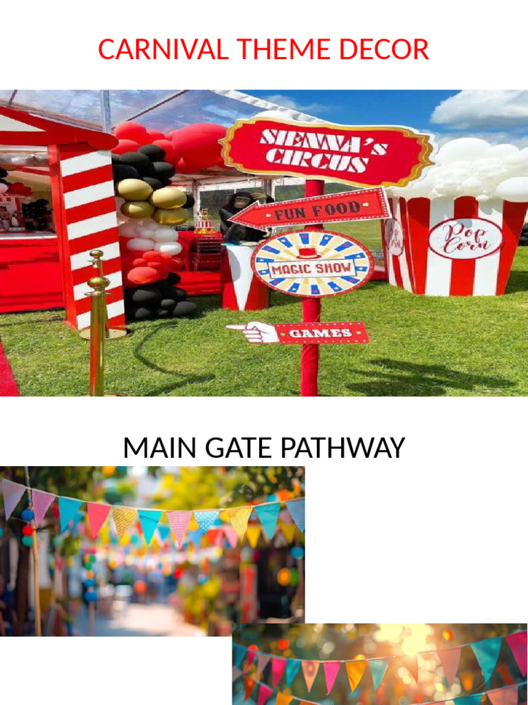 Carnival Theme Decor | PDF