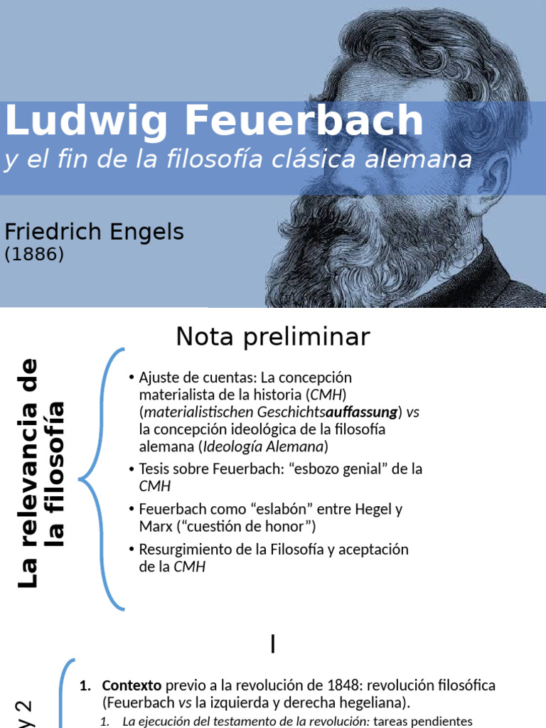 Ludwig Feuerbach y El Fin de La Filosofía Clásica Alemana | PDF