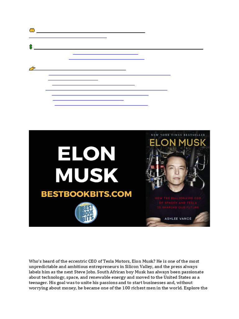 Elon Musk | PDF