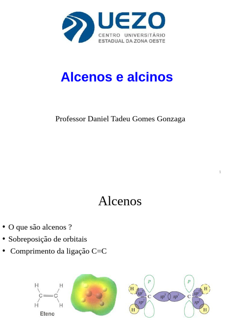 Alcenos e Alcinos Parte 1 | PDF