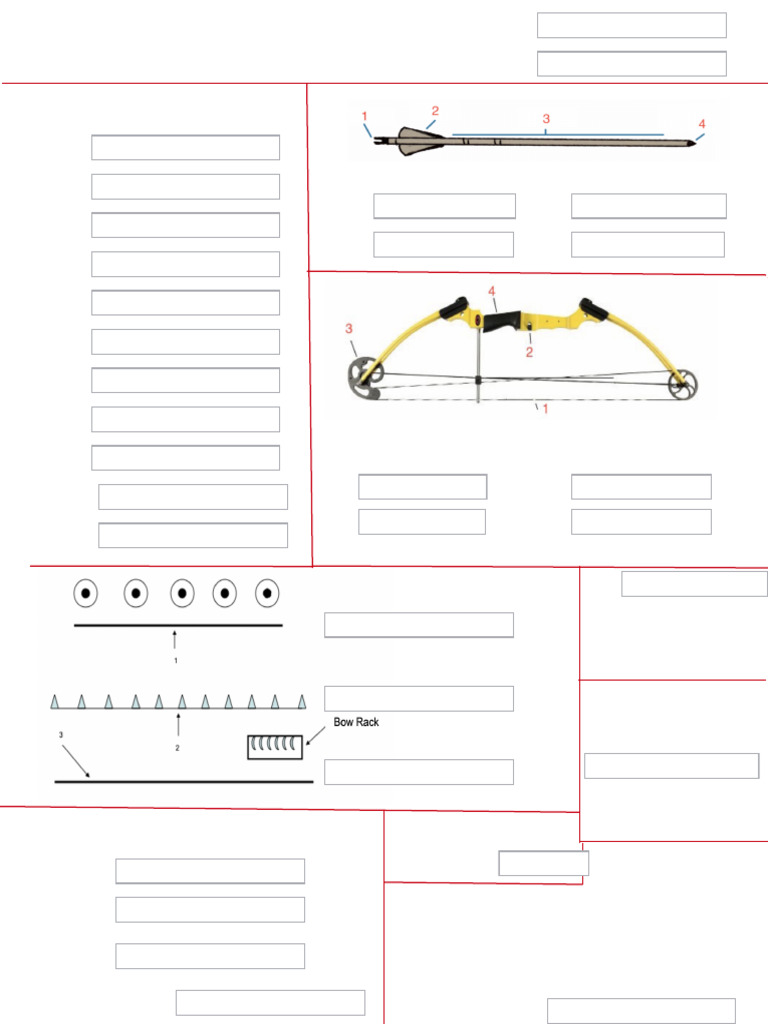 Archery Worksheet | PDF