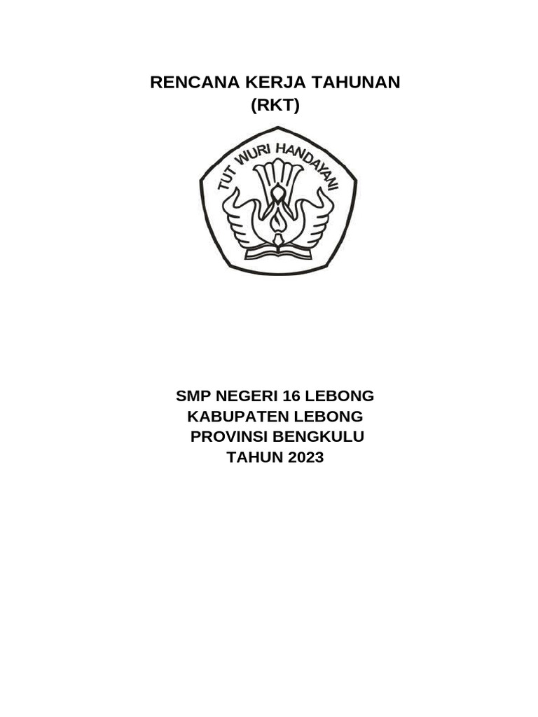Rencana Kerja Tahunan (RKT) | PDF