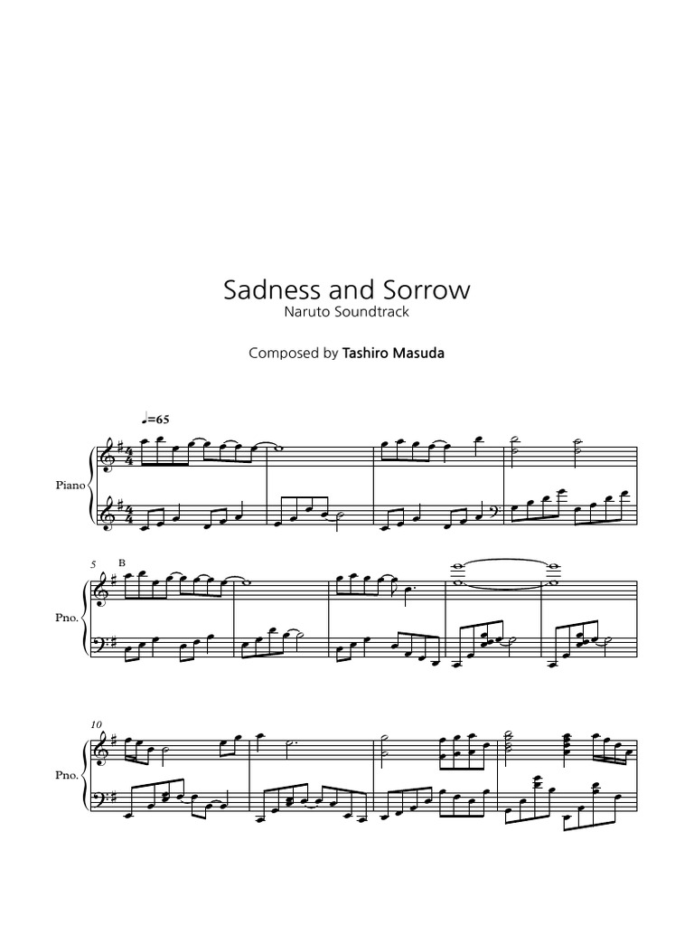Sadness and Sorrow | PDF