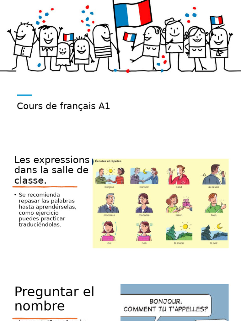 Cours de Français A1 | PDF