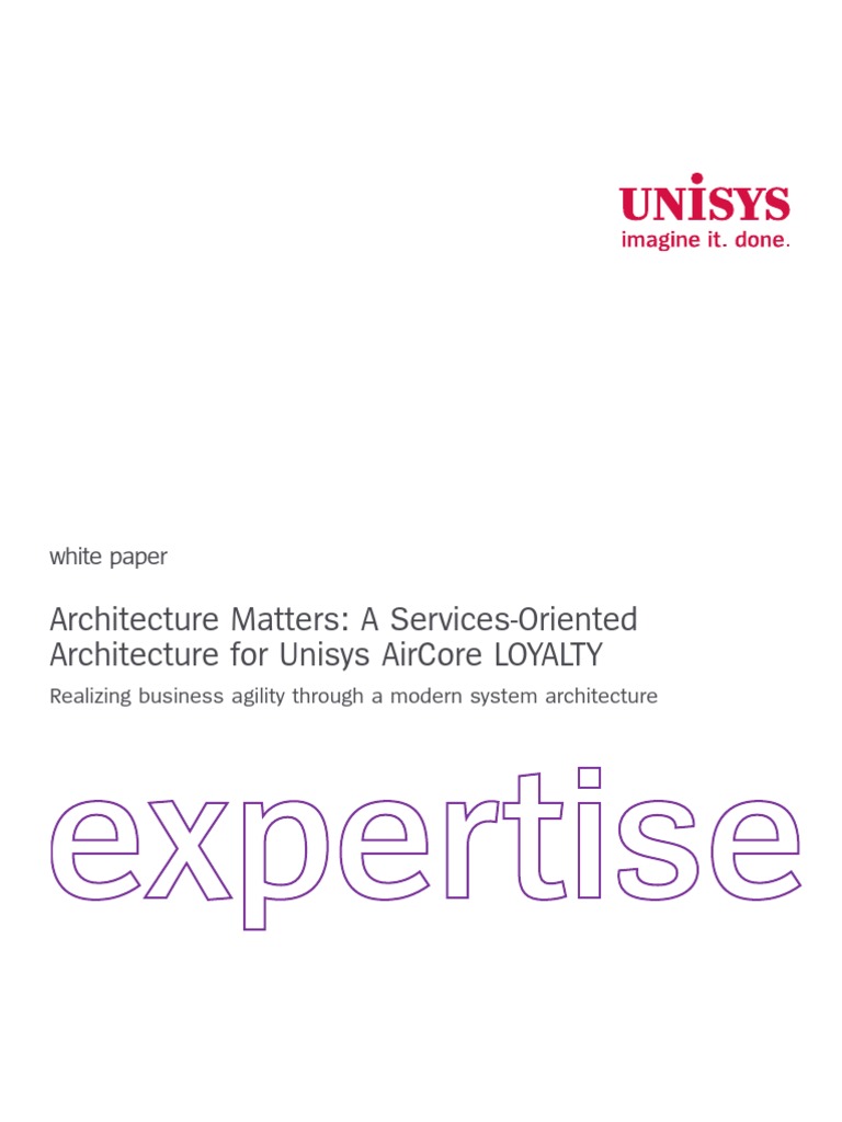 Services Oriented Architecture AirCore LOYALTY | PDF | Service Oriented Architecture | Object ...