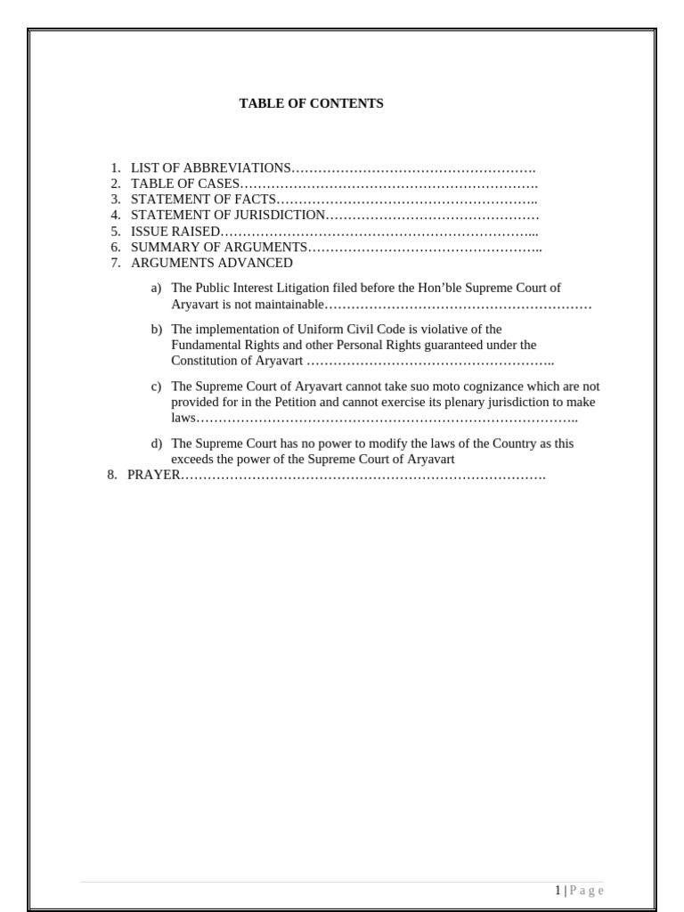 Final Memo - Respondent | PDF