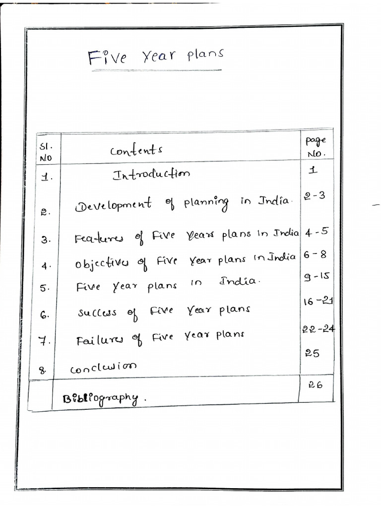 (History) The Five Year Plans | PDF