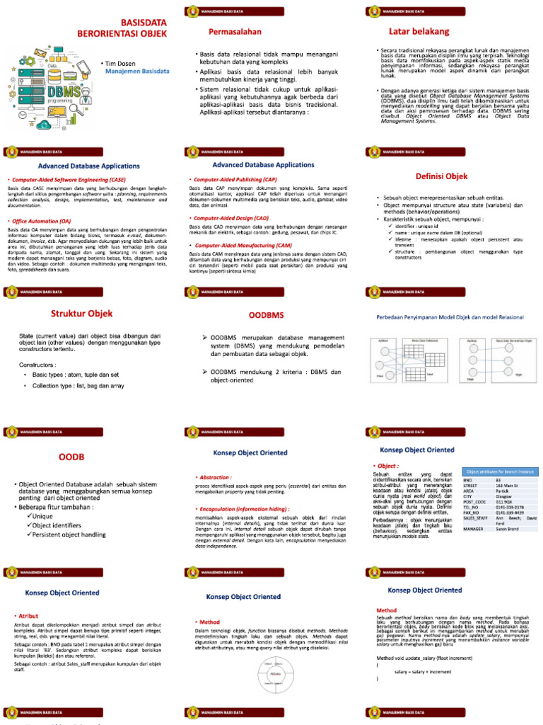 12 Basdat Objek | PDF