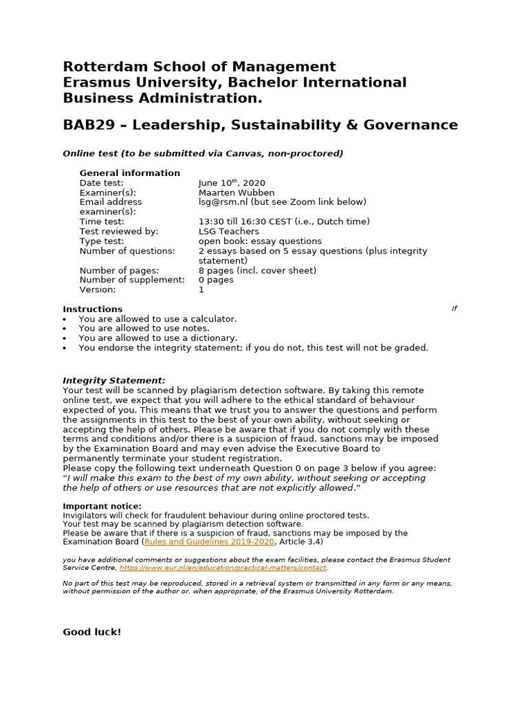 494018ab LSG Exam | PDF