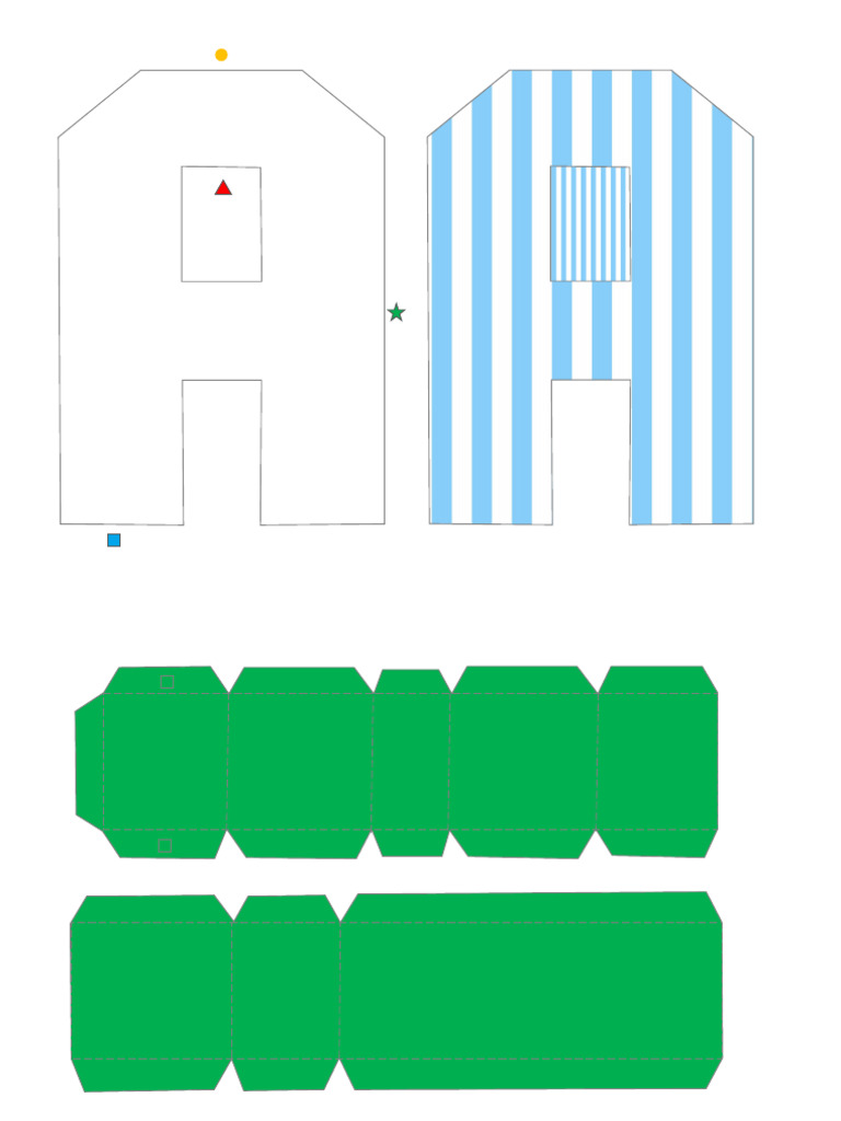 Letras 3D Molde Editable 16 CM | PDF