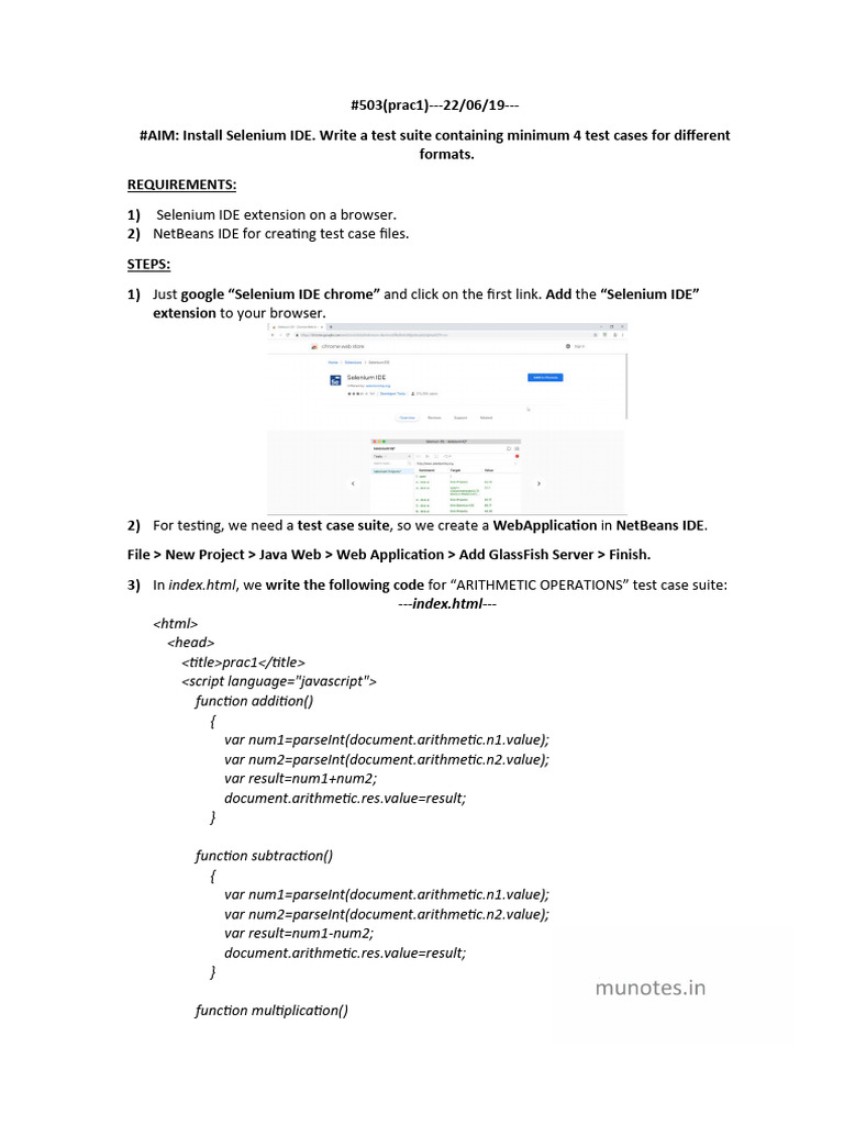 STQA Journal (Munotes - In) | PDF