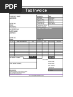 Laundry Bill Format 01 | PDF