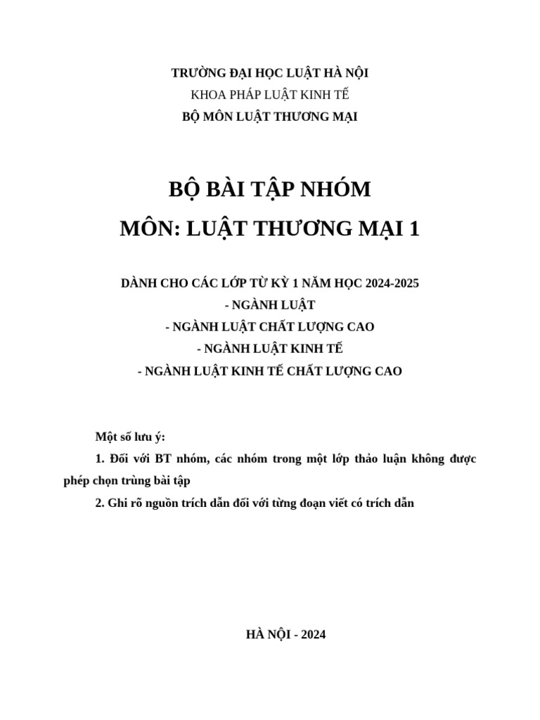 B BTN Môn LTM 1 | PDF