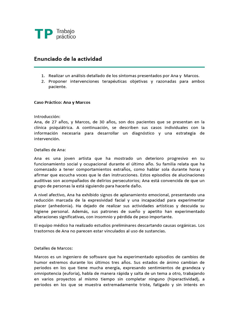 TP3 - Enunciado de La Actividad | PDF