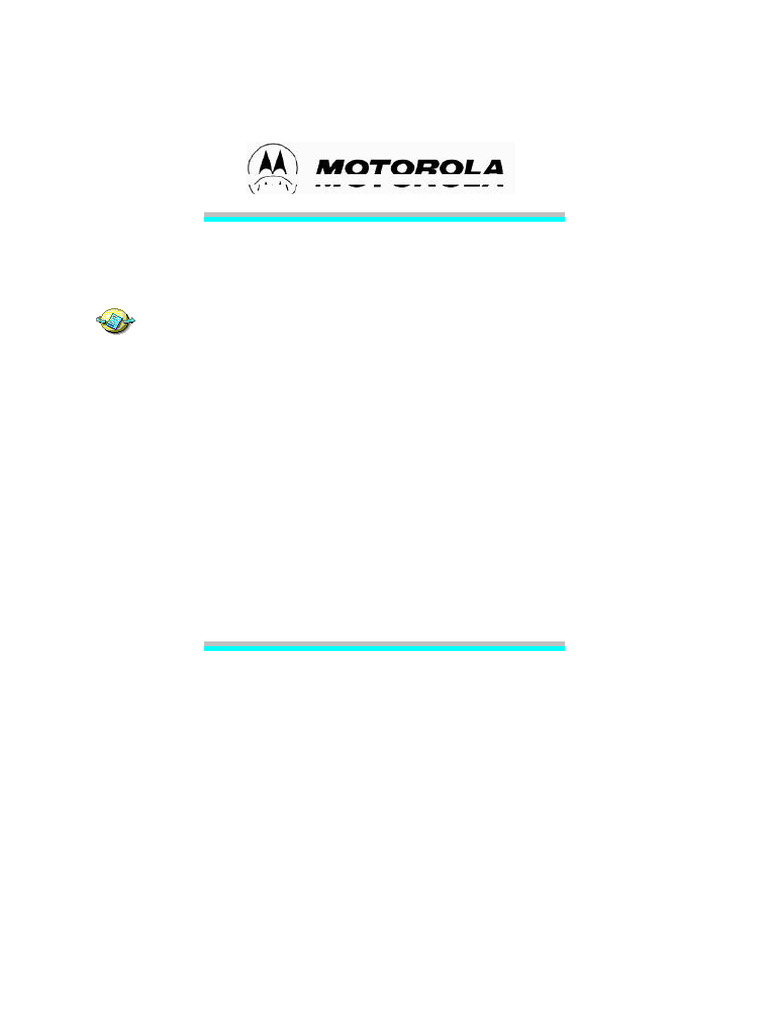 Motorola CD 920 930 Info | PDF