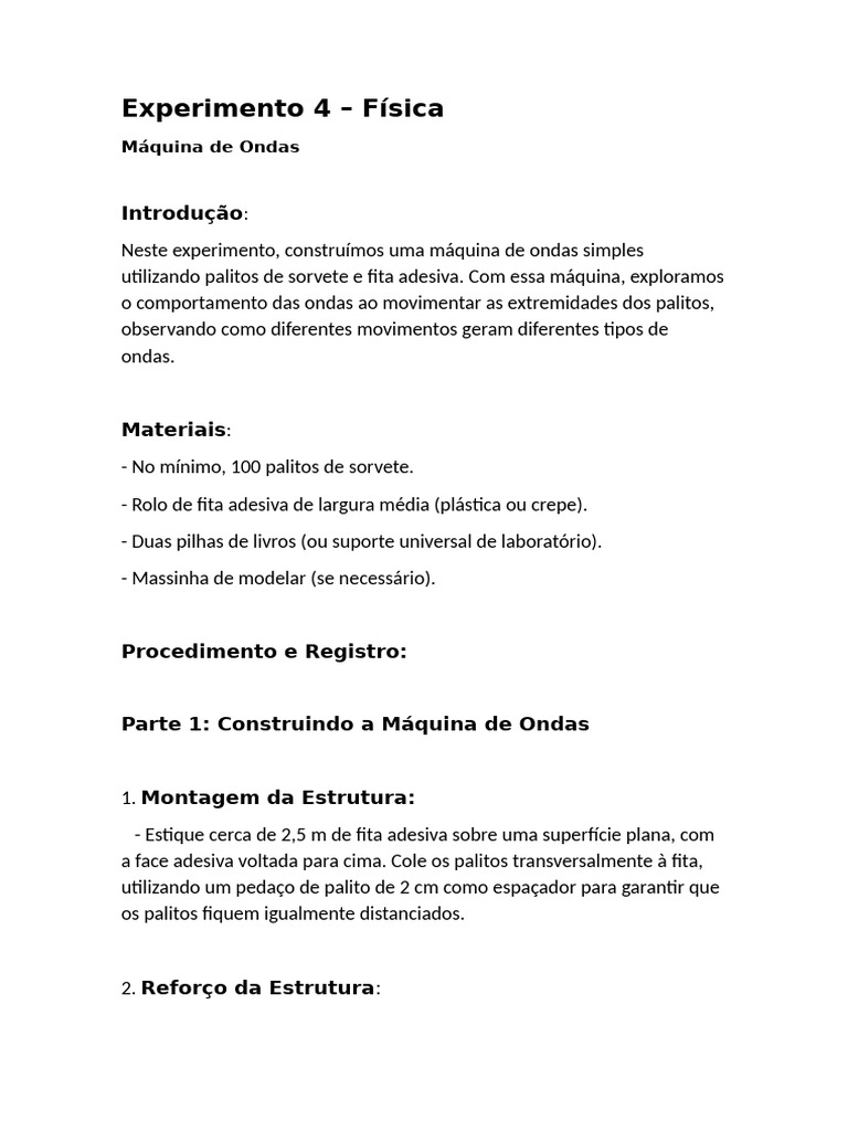 Experimento 4 | PDF
