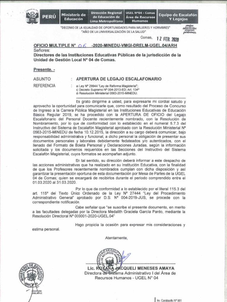 Oficio-Multiple | PDF