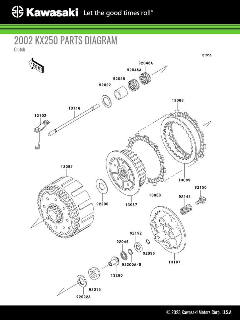 2002 KX250 Clutch | PDF
