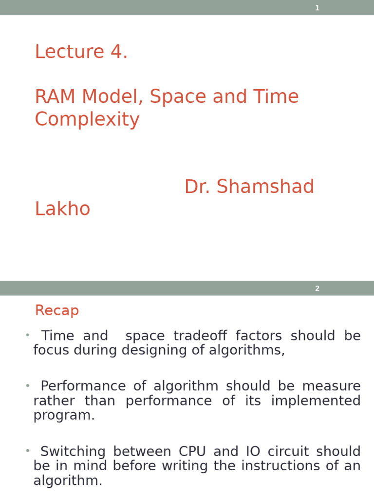 Lecture 4 | PDF