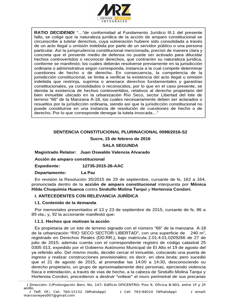 SCP 0098 2016-S2 | PDF