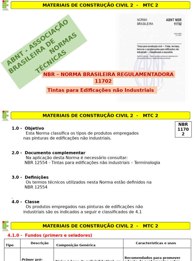ABNT-NBR-11702-Tintas | PDF