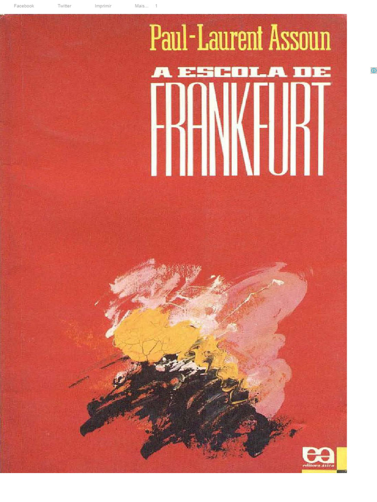 Escola de Frankfurt - Paul Assoun | PDF