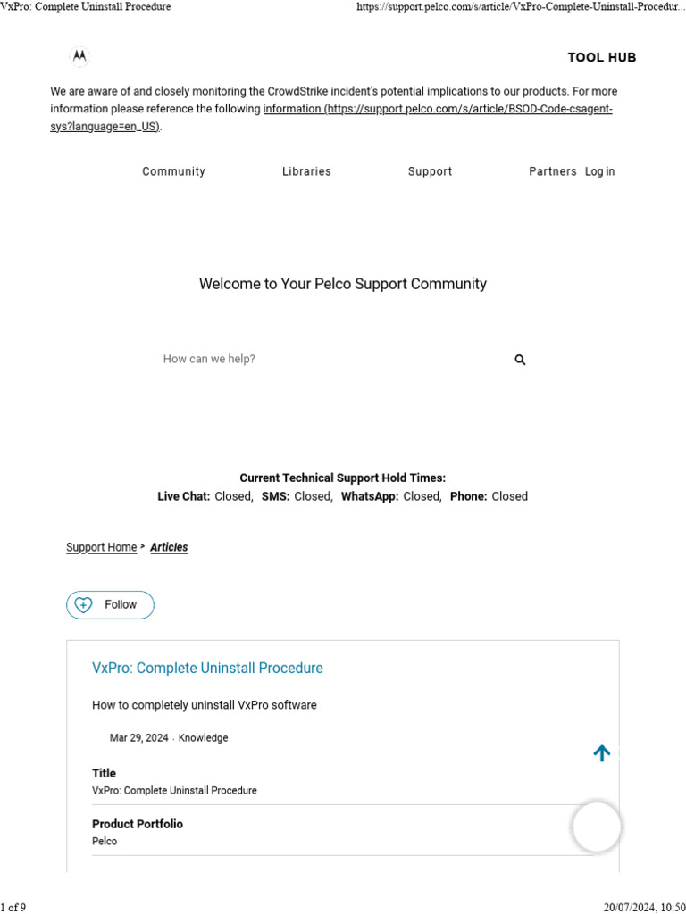 How To Completely Uninstall VxPro Software | PDF