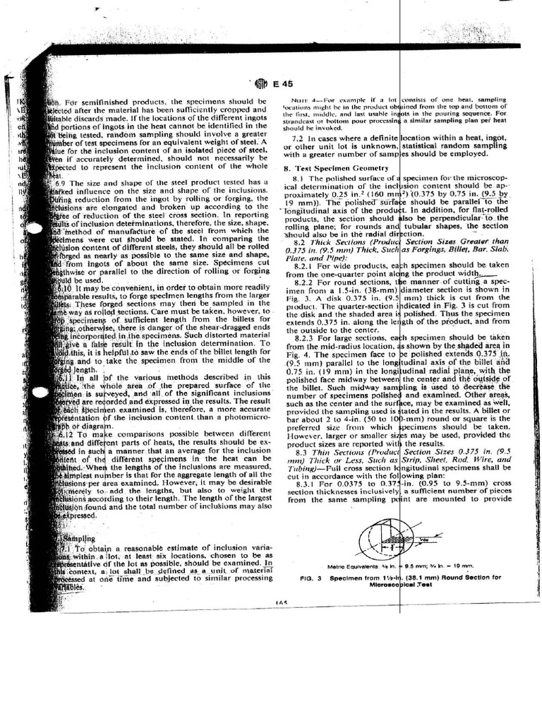 Astm E45 | PDF