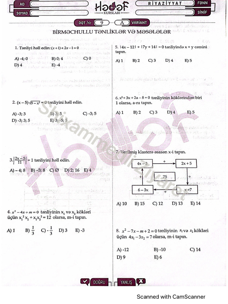 Birmechullu Tenlikler Hedef | PDF