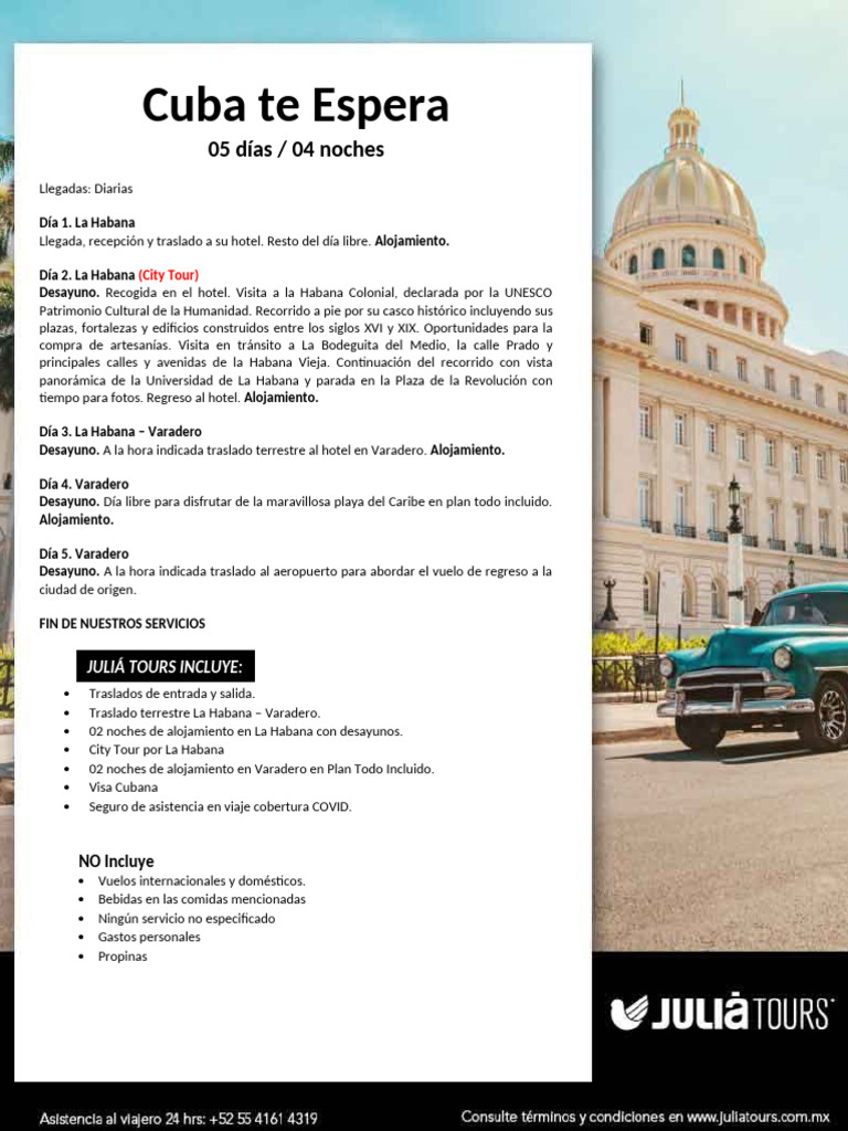 Cuba Te Espera 2024 | PDF