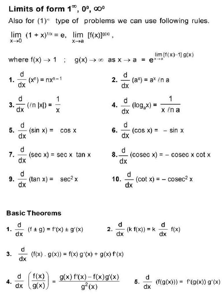 Formulas | PDF
