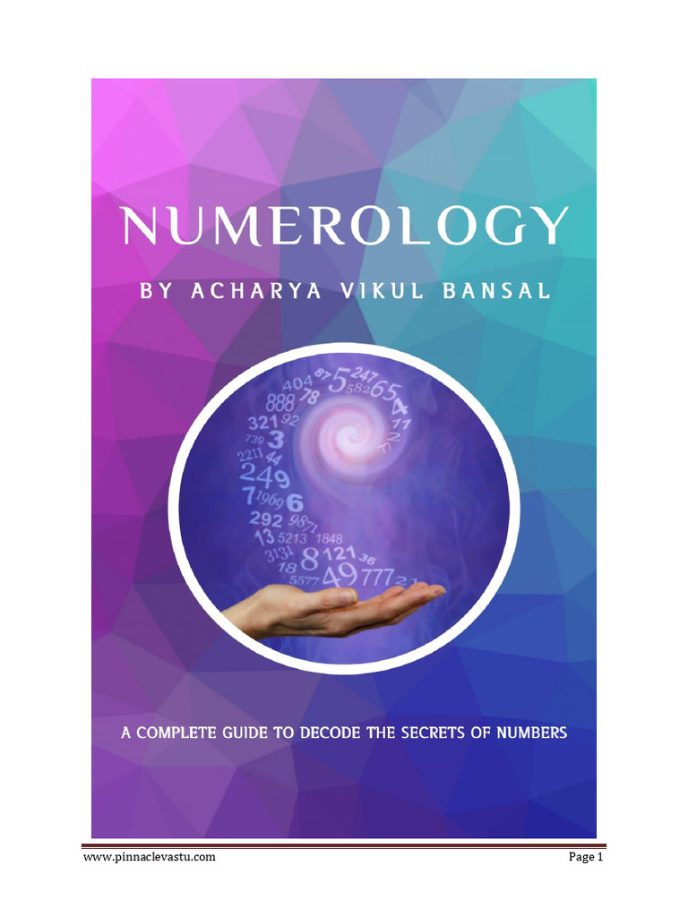 Numerology Book by Acharya Vikul Bansal | PDF