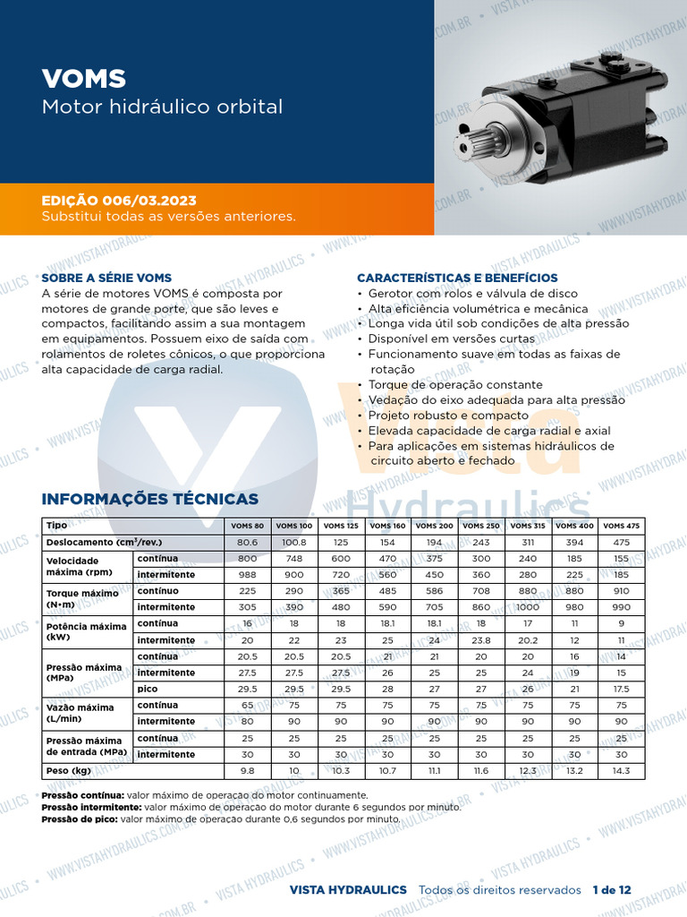 Vista Motor VOMS | PDF