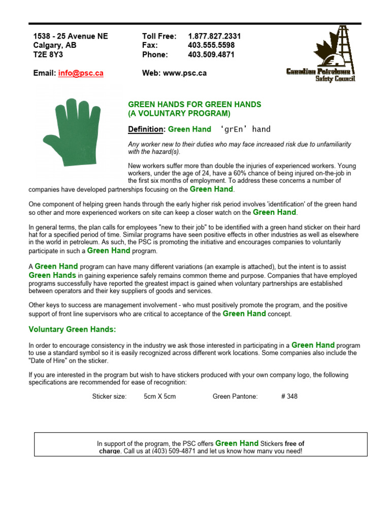 Greenhands | PDF