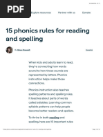 LETRS Phonics and Word Reading Survey | PDF | Phonics | Syllable