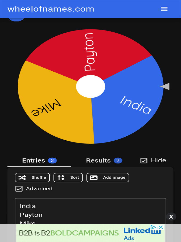 Wheel of Names Random Name Picker | PDF