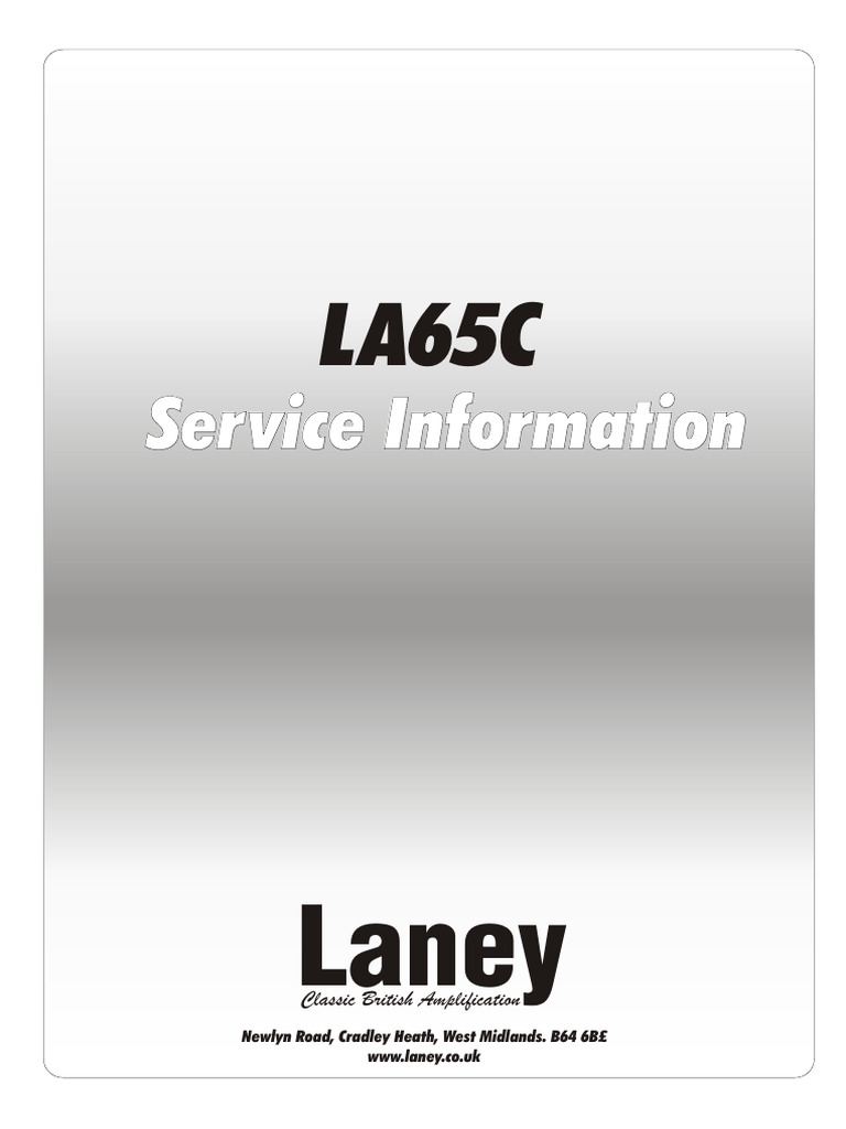 Laney La65c | PDF