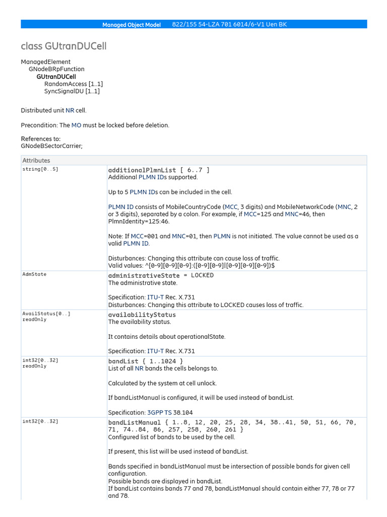5G NSA Counters | PDF