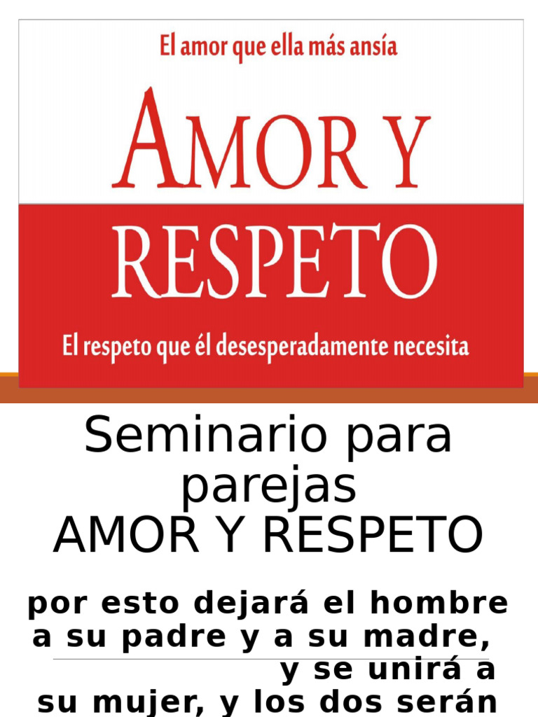 Introduccion Amor y Respeto | PDF