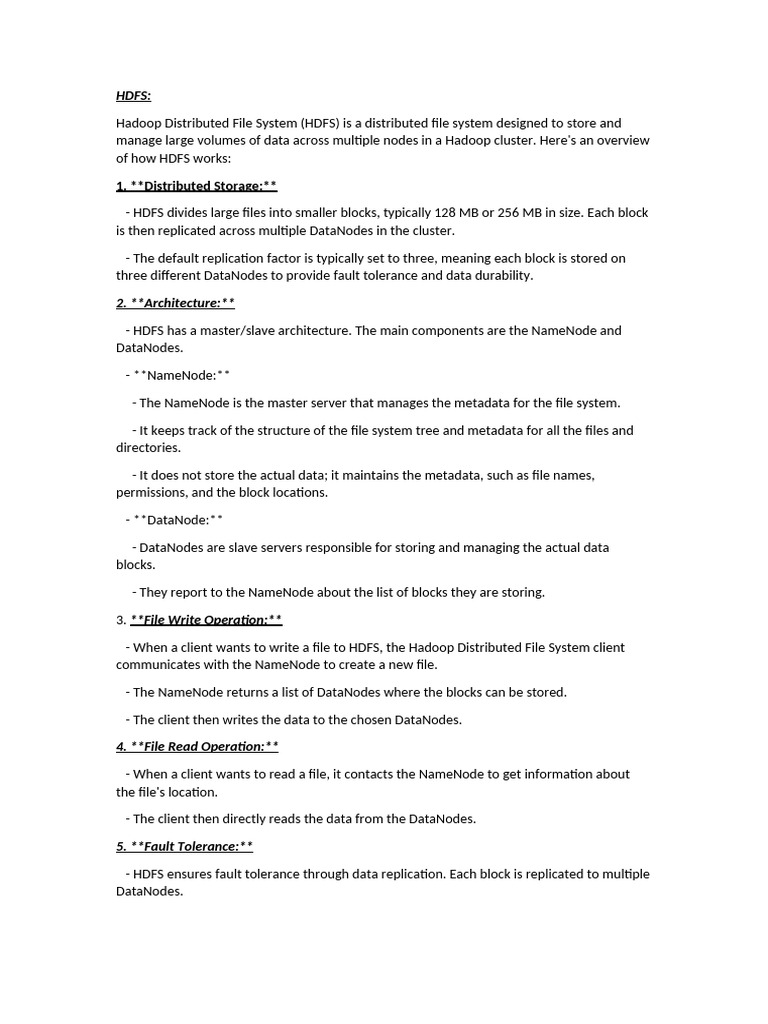 Hadoop Distributed File System Pdf Apache Hadoop Computers