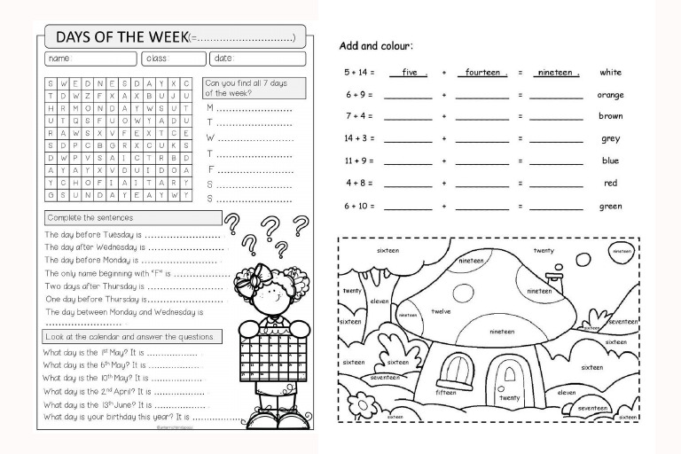 Numbers and Days - 20240823 - 075729 - 0000 | PDF