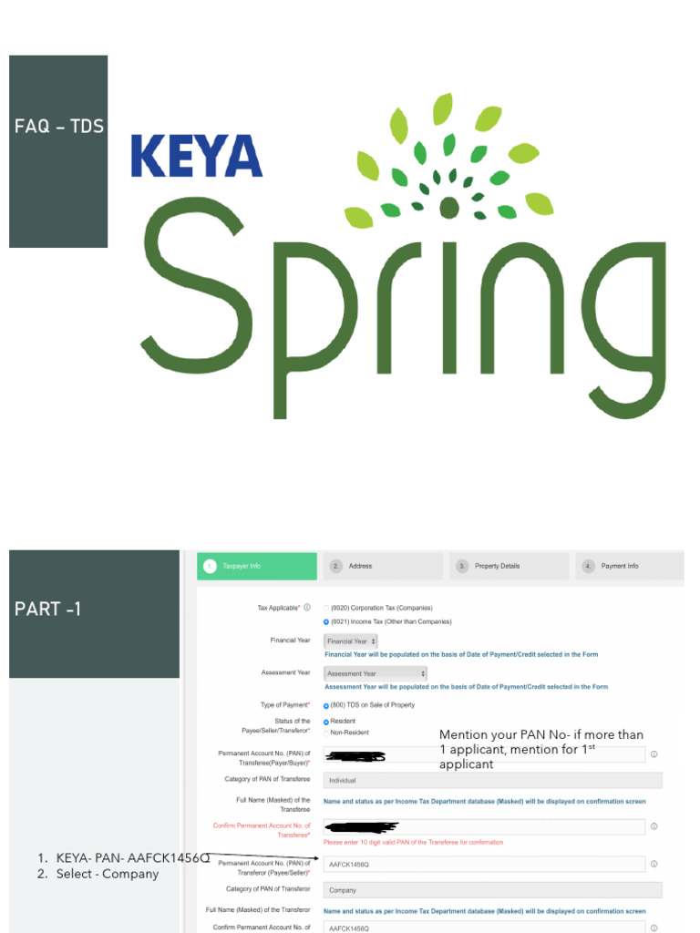 01 SPRING TDS FAQ Mar 2023 | PDF