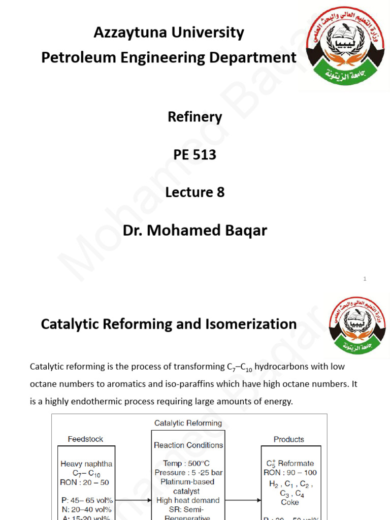 Refinery Lecture 8s | PDF